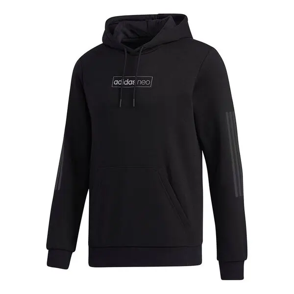 Adidas Neo Pullover Hoodie With Logo Detailing - Multi-color