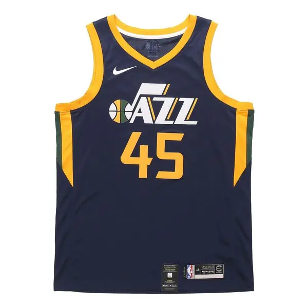 Nike Nba Mitchell Utah Jazz Team Limited Sw Jersey Blue - Navy