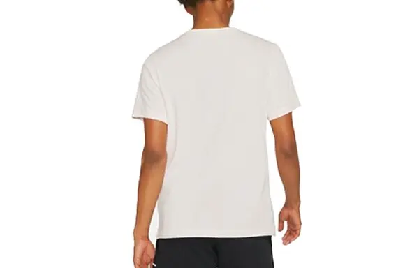 Nike Dri-fit Alphabet Pattern Printing Casual Sports Round Neck Short Sleeve Pink - Light Pink