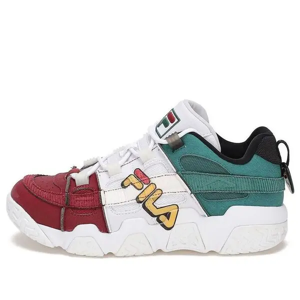 FILA FUSION Ade Barricade Sneakers - White/green/red