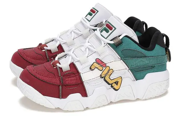 FILA FUSION Ade Barricade Sneakers - White/green/red