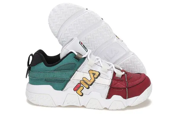 FILA FUSION Ade Barricade Sneakers - White/green/red