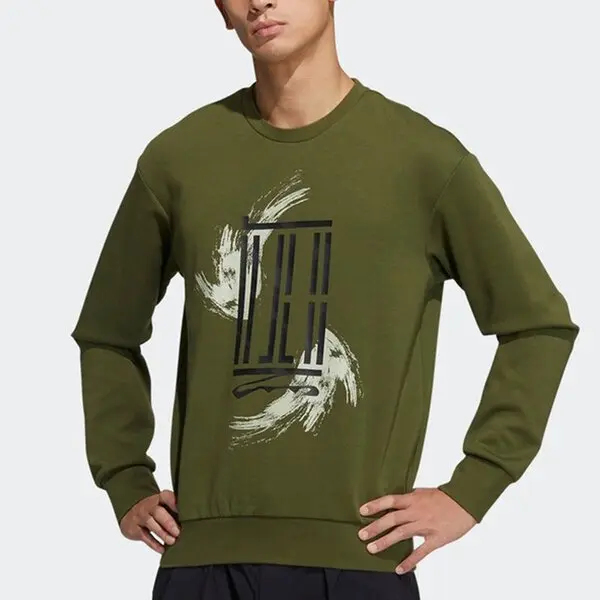 Adidas Crewneck Pullover With Graphic Print