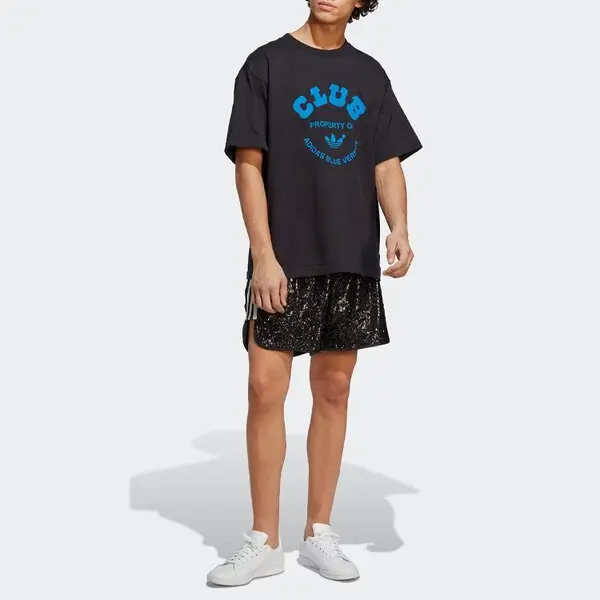 Adidas Originals Blue Version Sequined Shorts