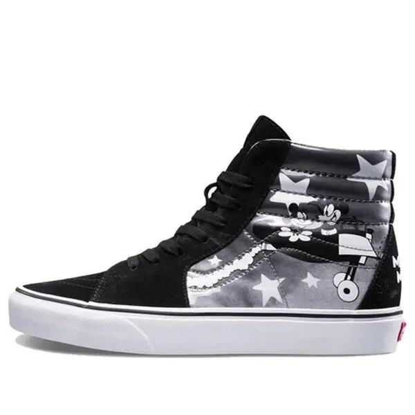 VANS Disney X Sk8-hi 'plane Crazy' High Top Sneakers - Black