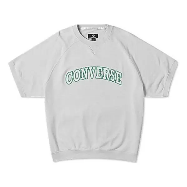 CONVERSE Retro Chuck Crew Fossilized T-shirt Asia Sizing - Grey
