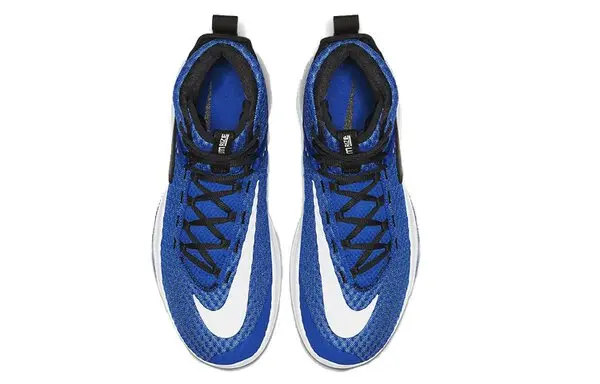Nike Zoom Rize Team Mid Top Basketball Sneakers - Blue/black/white