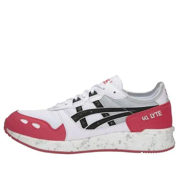 Asics Hypergel Lyte Low Top Sneakers - White/red
