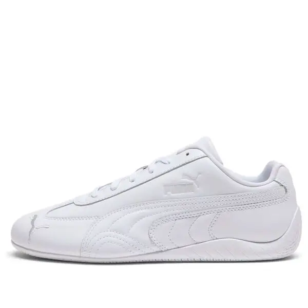 PUMA Speedcat Full Leather Sneakers - White/feather Gray