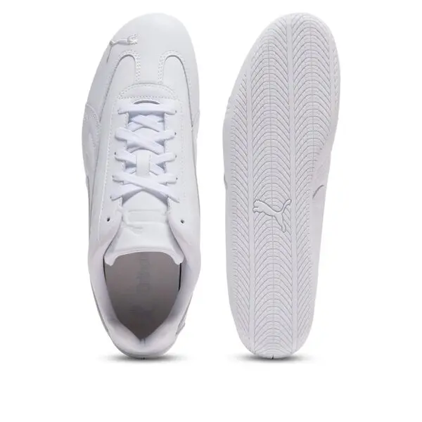 PUMA Speedcat Full Leather Sneakers - White/feather Gray