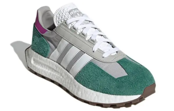 Adidas Retropy E5: Grey Collegiate Green - Grey/green/white
