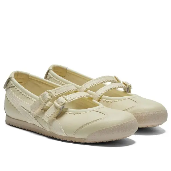Onitsuka Tiger Mexico 66 Tigress Mary Jane Sneakers - Ivory/cream