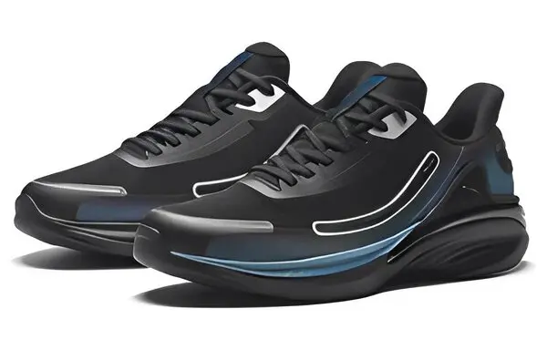 ANTA City Sneakers - Black/silver/blue