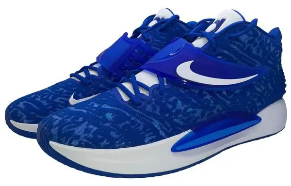 Nike Kd 14 Tb Mid Top Basketball Sneakers - Blue