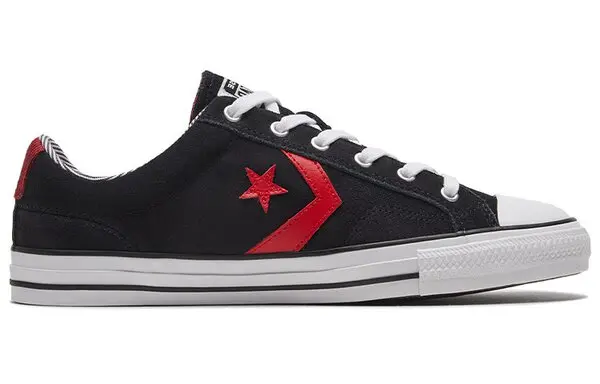 CONVERSE Star Player Low Top Sneakers - Black/red