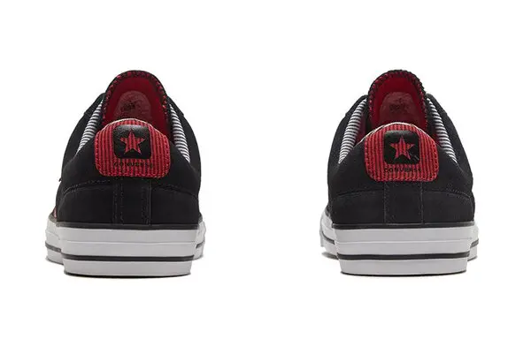 CONVERSE Star Player Low Top Sneakers - Black/red