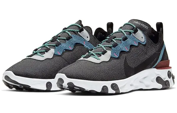 Nike React Element 55 "safari Pack" Sneakers - Anthracite/blue Fury