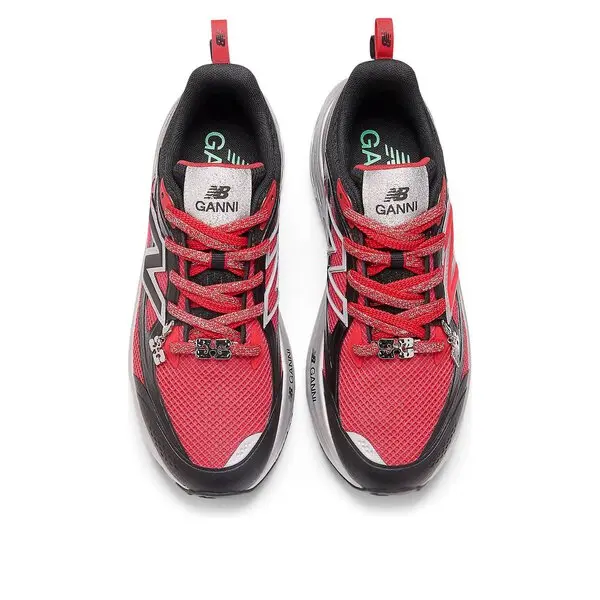 NEW BALANCE X Ganni Fresh Foam Trainer - Red/black