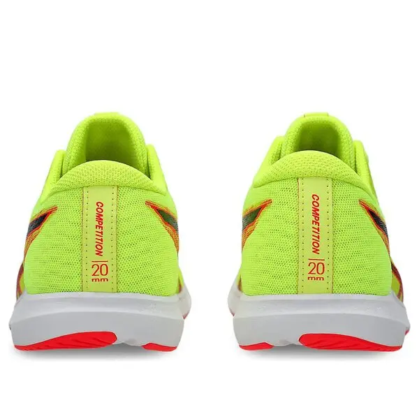 Asics Hyper Racer Athletic Sneakers - Safety Yellow/black/red