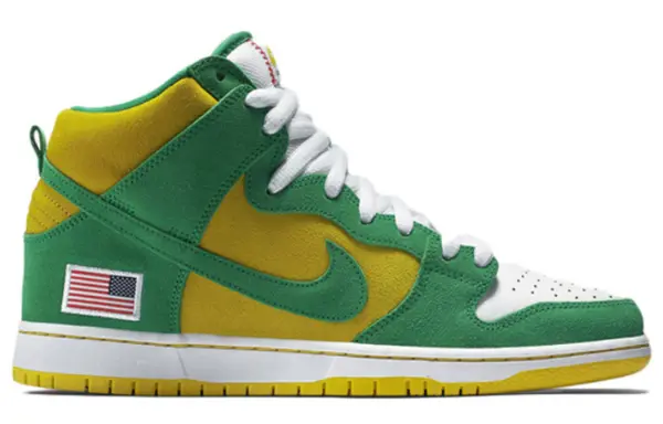 Nike Dunk High Pro 'oakland Athletics - Green
