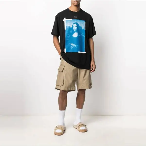 Off-White Ss21 Mona Lisa Printing - Black