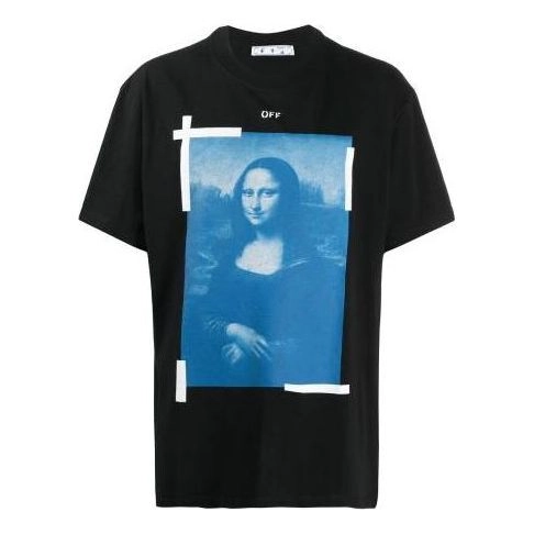 Off-White Ss21 Mona Lisa Printing - Black