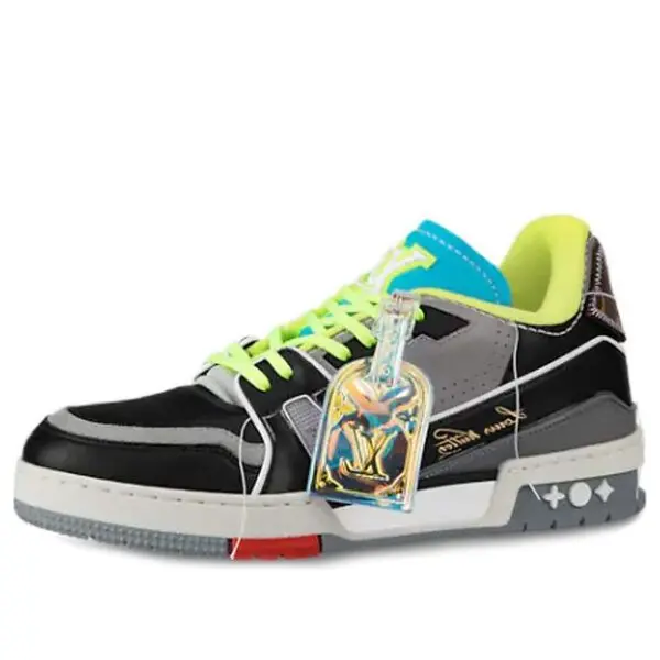 LOUIS VUITTON Trainer Low-top Sports Shoes - Blue/black
