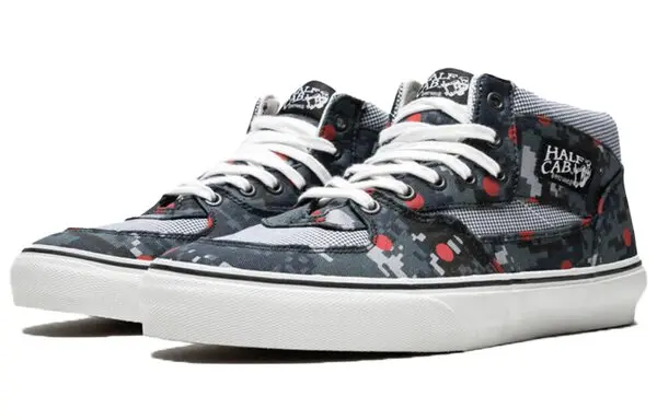 VANS Half Cab Pro Mid Top Sneaker - Grey/blue