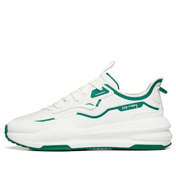 ANTA C37 Low Athletic Sneakers - White/green