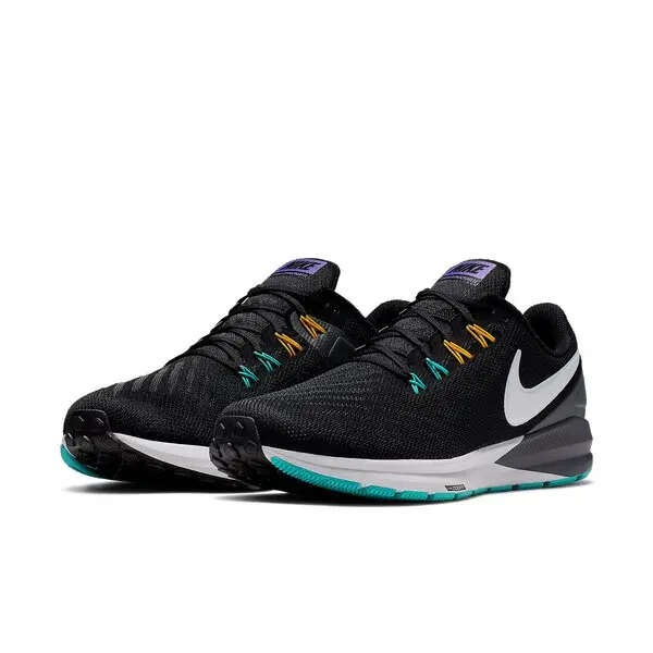 Nike Zoom Structure 22 Athletic Sneakers - Black
