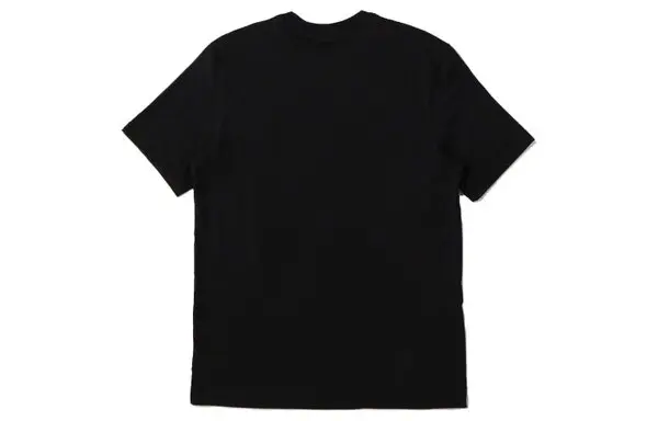 Nike Printing Pattern Round Neck Short Sleeve - Black