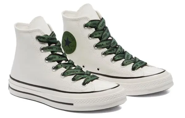 CONVERSE Chuck 70 Hi "wordmark Ribbon Laces" High Top Sneakers - White