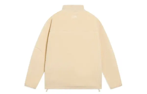 LI-NING Logo Fleece Half Zip Jacket