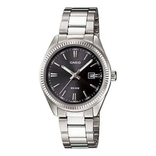 Casio Stainless Steel Quartz Analog Watch - Silver