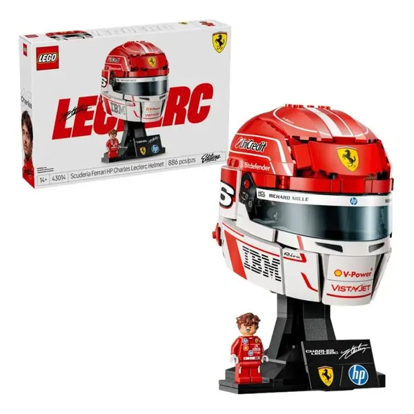 Lego Scuderia Ferrari Hp Charles Leclerc Helmet - Multi-color
