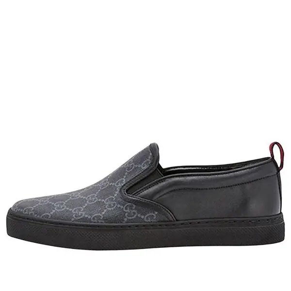 Gucci Gg Supreme Slip-on Sneakers - Black