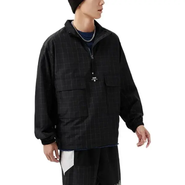 LI-NING Badfive Graphic Sports Half Zip Jacket