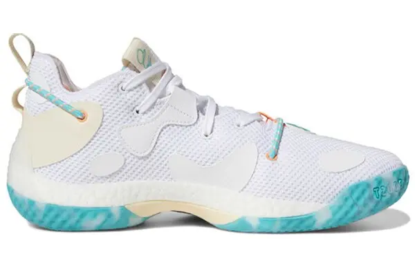 Adidas Harden Vol. 6 "the Bahamas" Sneakers - White/blue