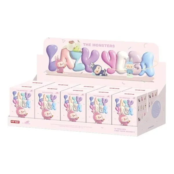 POP MART The Monsters Labubu Lazy Yoga Sealed Case - Multi-color