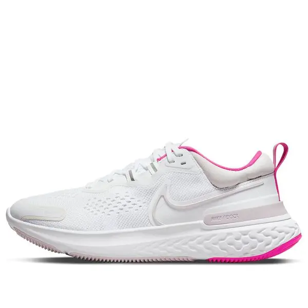Nike React Miler 2 Athletic Sneakers - White/pink
