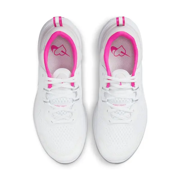 Nike React Miler 2 Athletic Sneakers - White/pink