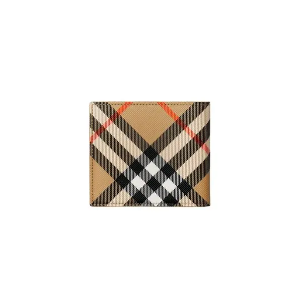 Burberry 26 Check Bifold Wallet - Sand
