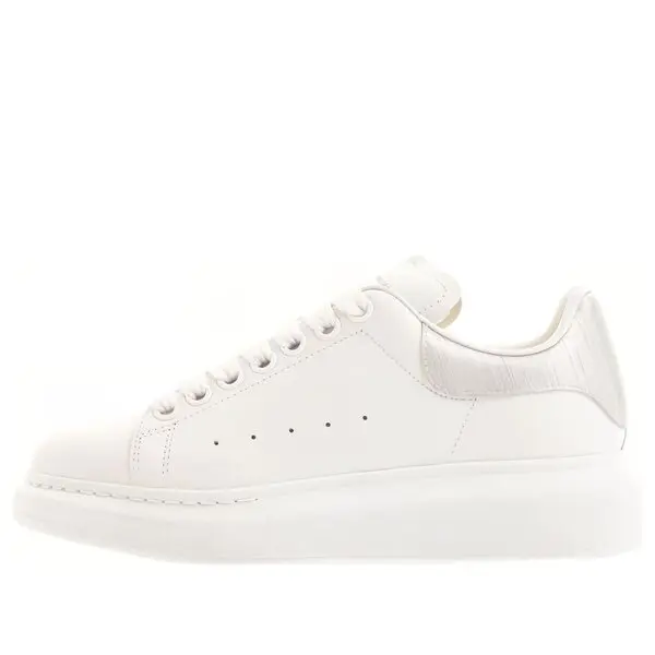 Alexander McQueen Oversized Sneakers - White/silver