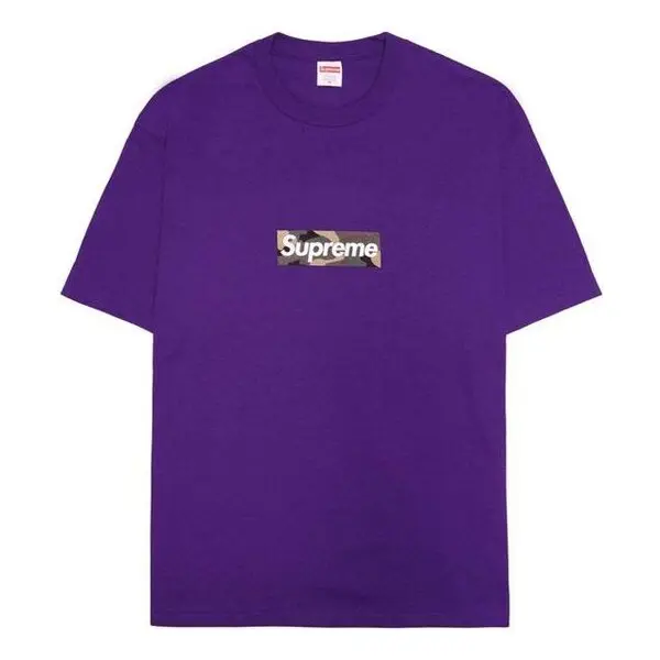 Supreme Fw23 Box Logo T-shirt - Purple