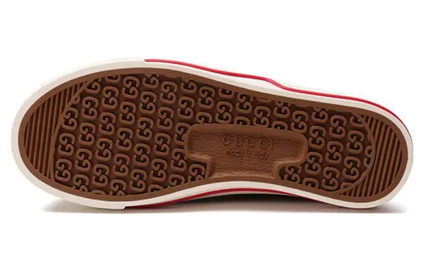 Gucci Tennis 1977 Gg Logo Multi Sneaker - Black
