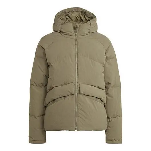 Adidas Big Baffle Jacket - Olive Strata