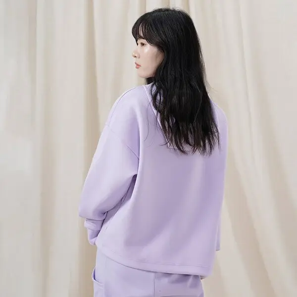 NEW BALANCE Embossed Logo Hoodie - Purple