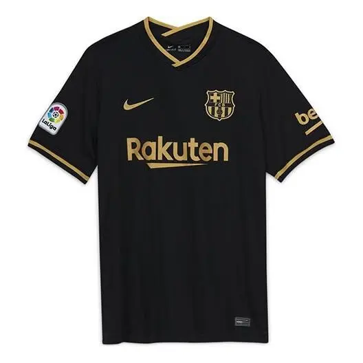 Nike Fc Barcelona 20/21 Fan Edition Jersey - Black