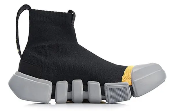LI-NING High-top Sneakers - Blackgrayyellow
