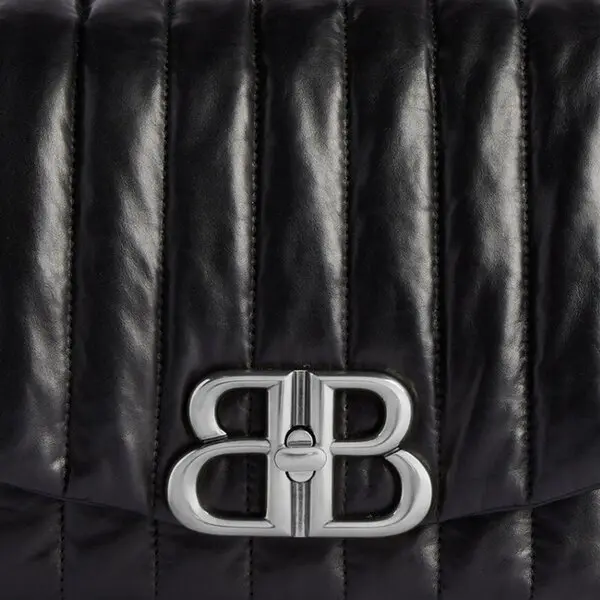 Balenciaga Monaco Small Sling Bag - Black